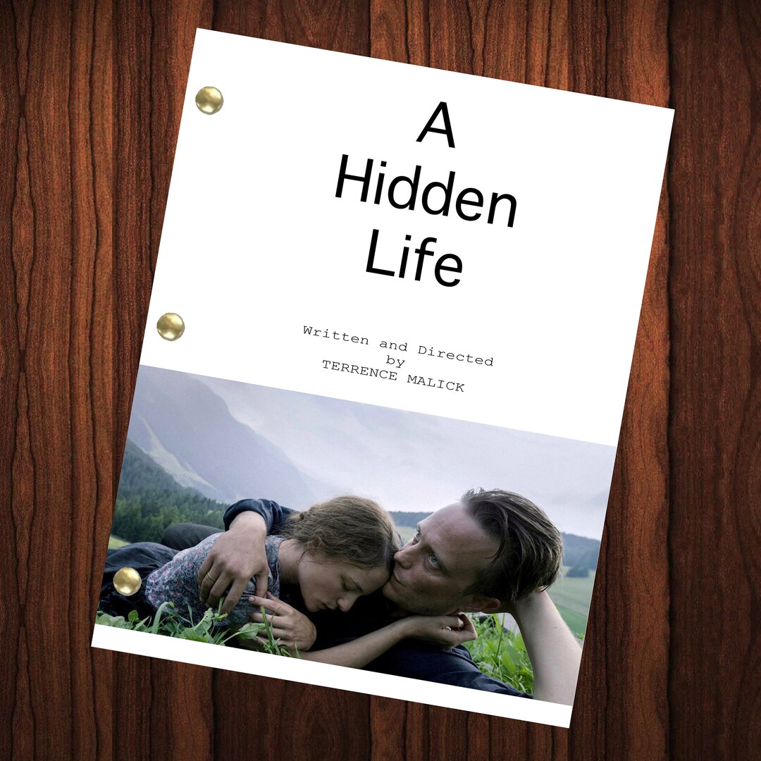 A Hidden Life Movie Script Reprint Full Screenplay Full Script - Etsy