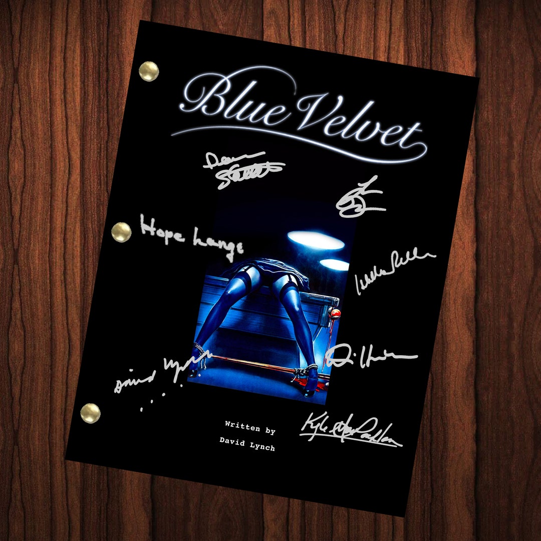 Blue Velvet Autographed Signed Script Reprint Signed Cast Autograph ...