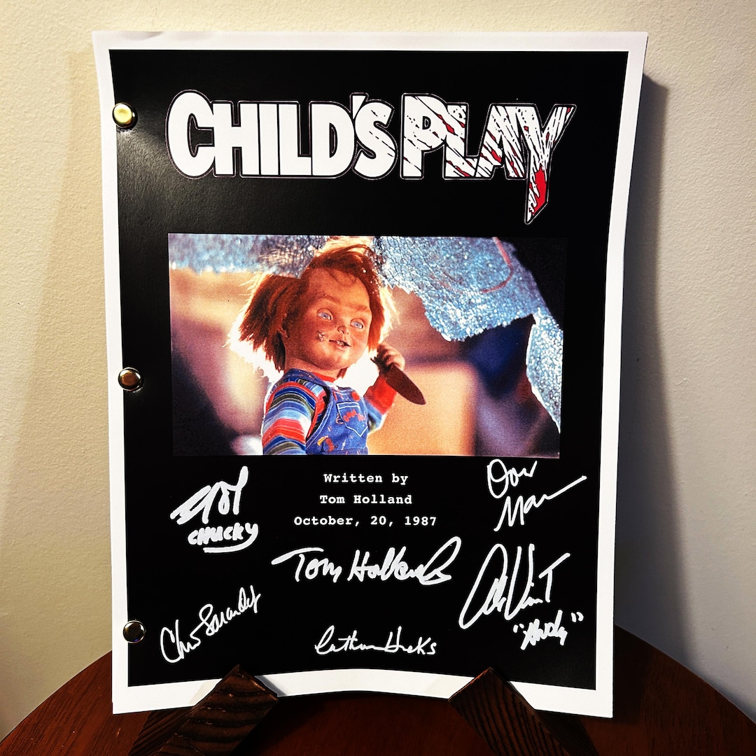 Child's Play Signed Autographed Script Full Screenplay Full Script ...