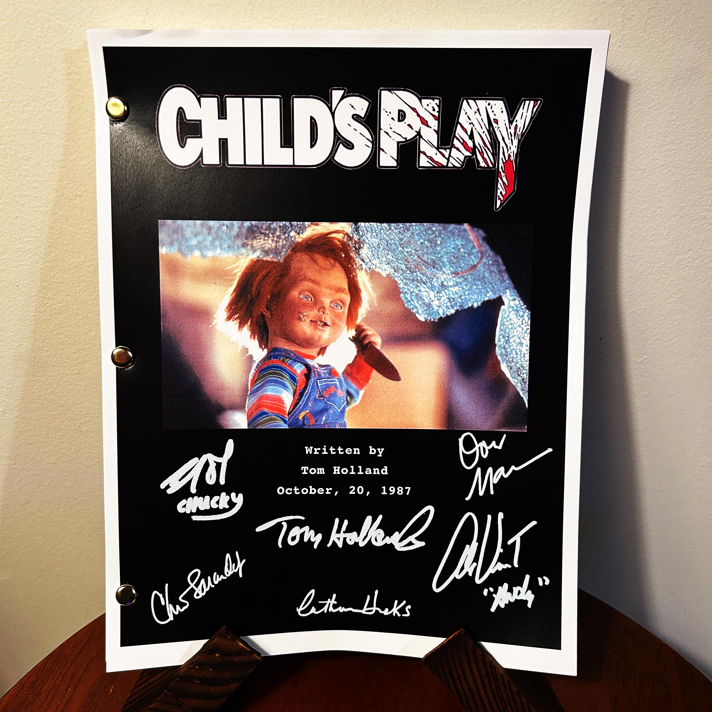Child's Play Signed Autographed Script Full Screenplay Full Script ...