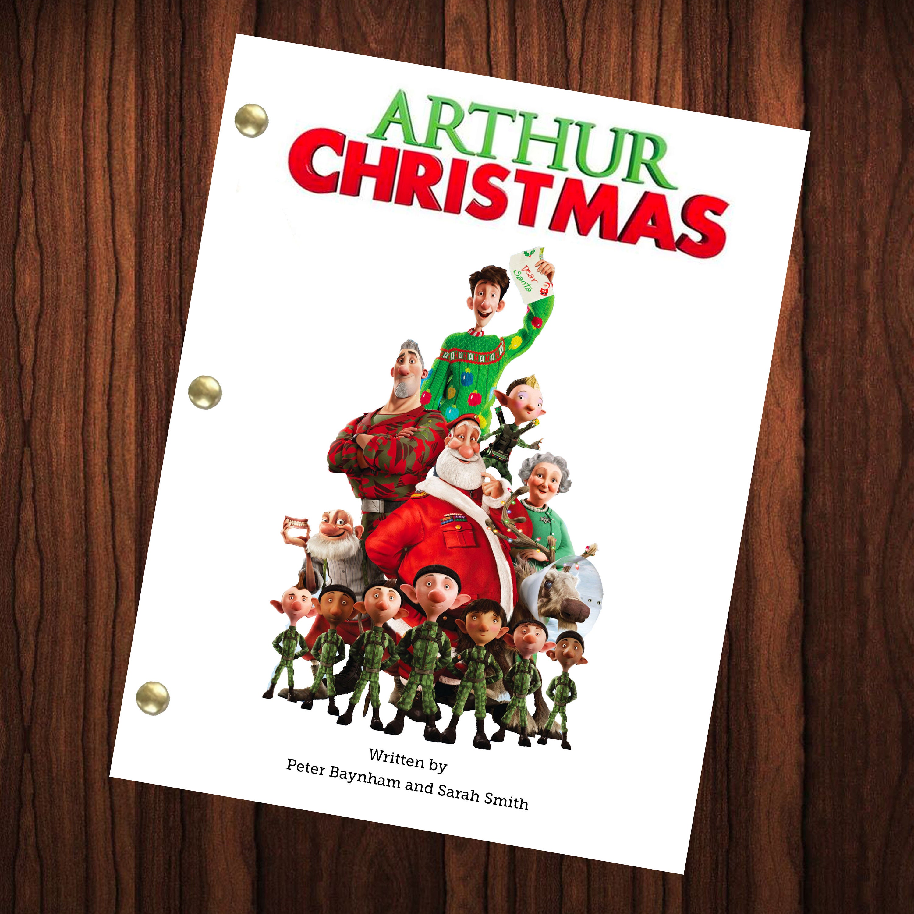 Arthur Christmas Movie Script Full Screenplay Full Script Christmas ...