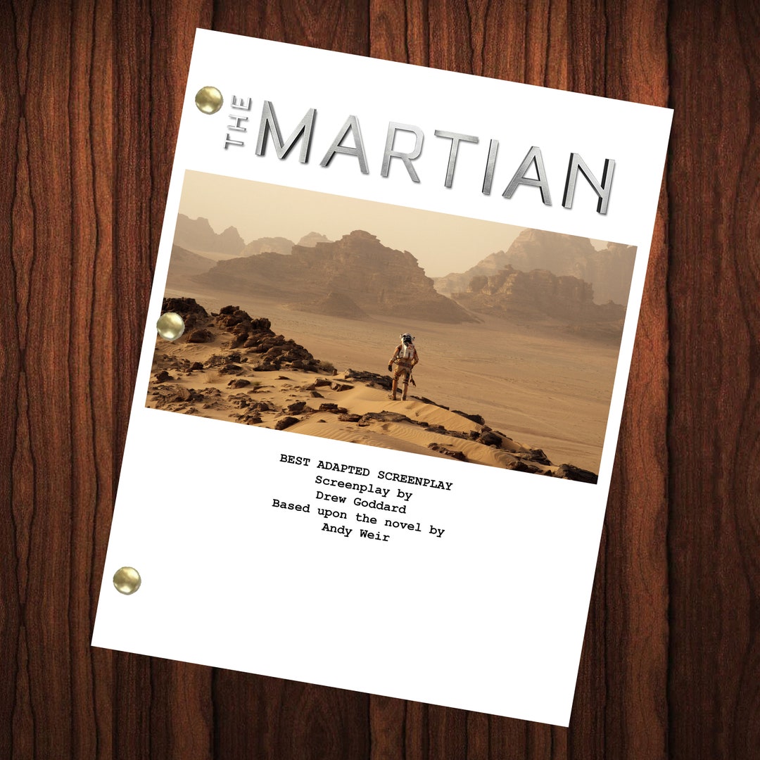 The Martian Movie Script Reprint Full Screenplay Full Script Ridley ...