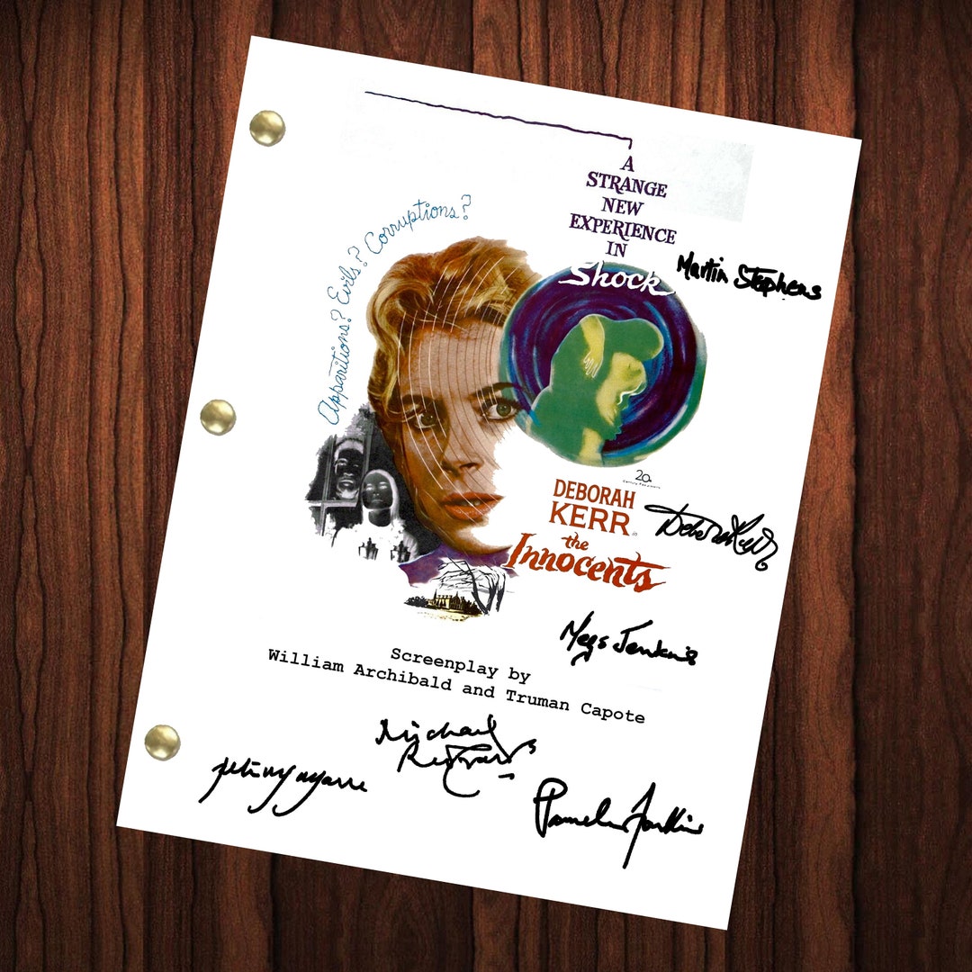 The Innocents Movie Autographed Signed Script Reprint Deborah Kerr ...