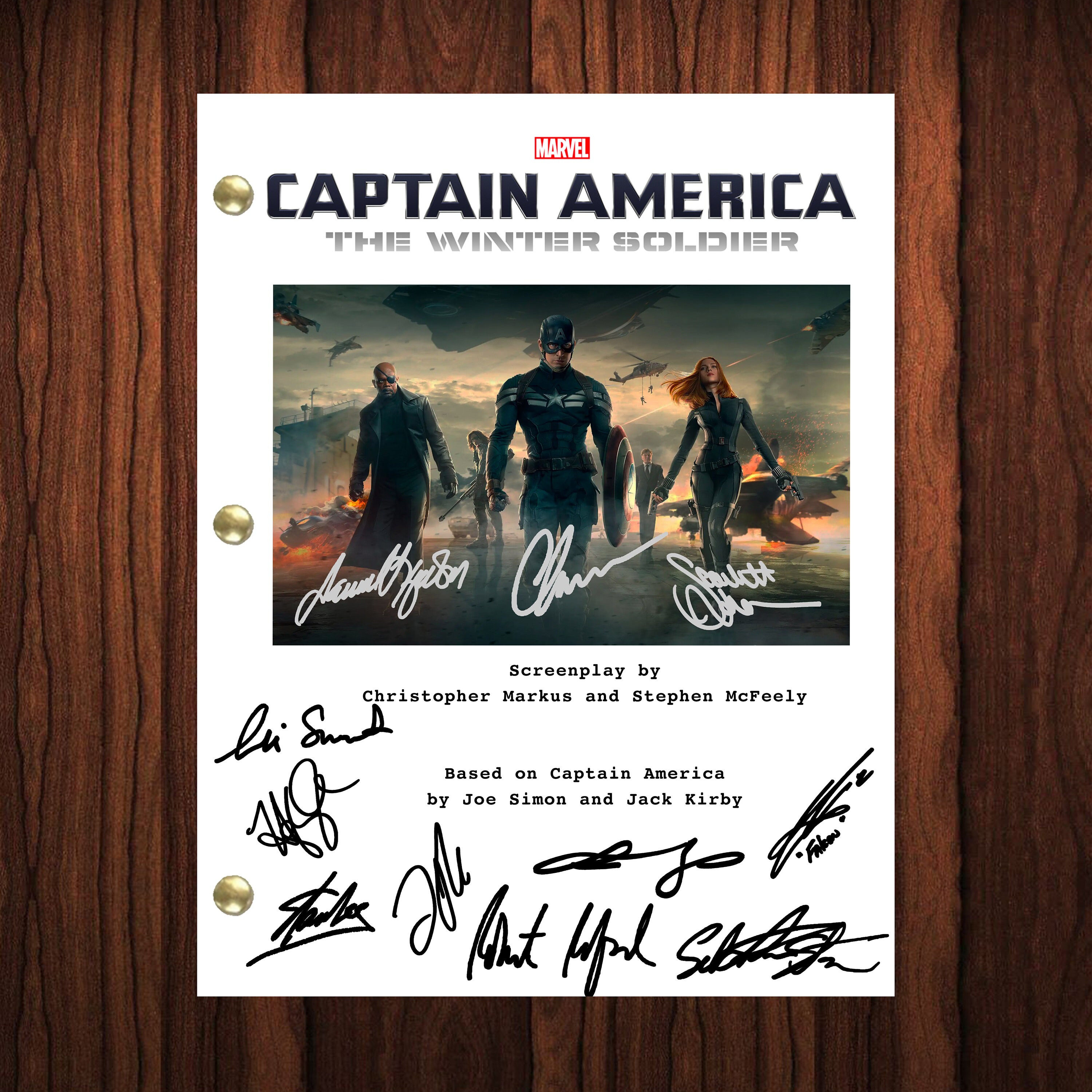 The Winter Soldier Signed Autographed Script Full Transcript - Etsy