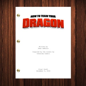 How to Train Your Dragon Movie Script Full Screenplay Full Script Movie ...