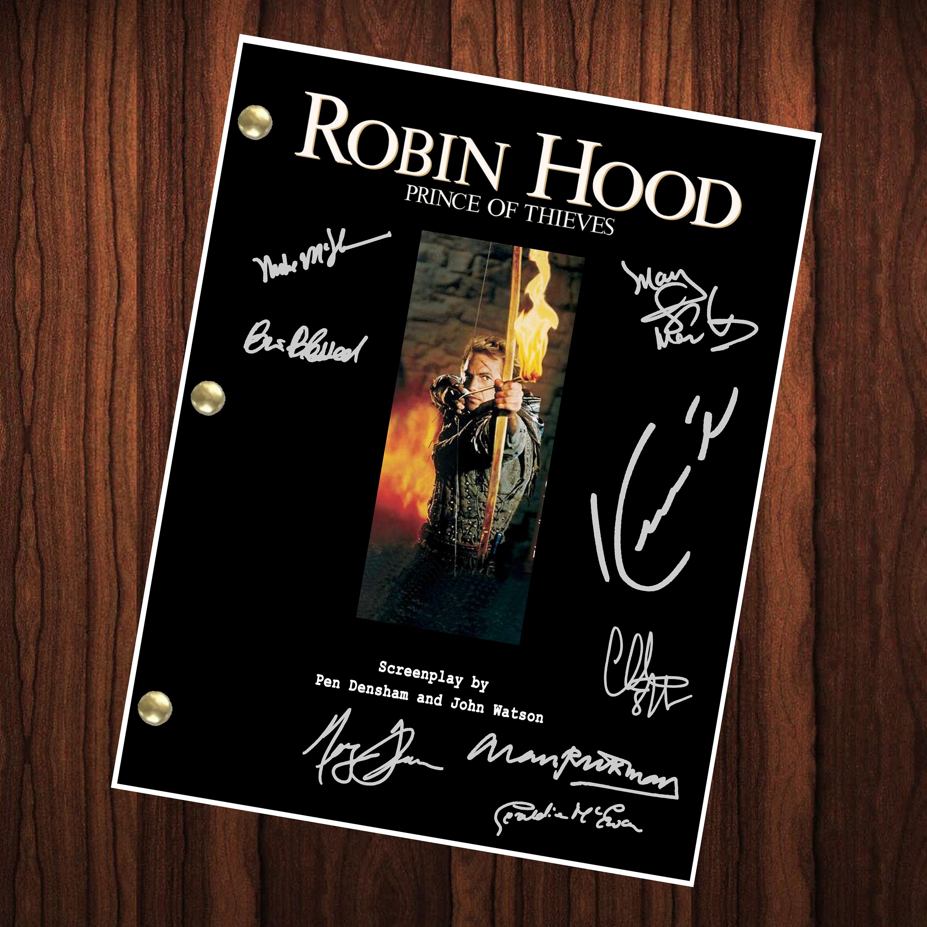 Robin Hood Prince of Thieves Movie Autographed Signed Script - Etsy