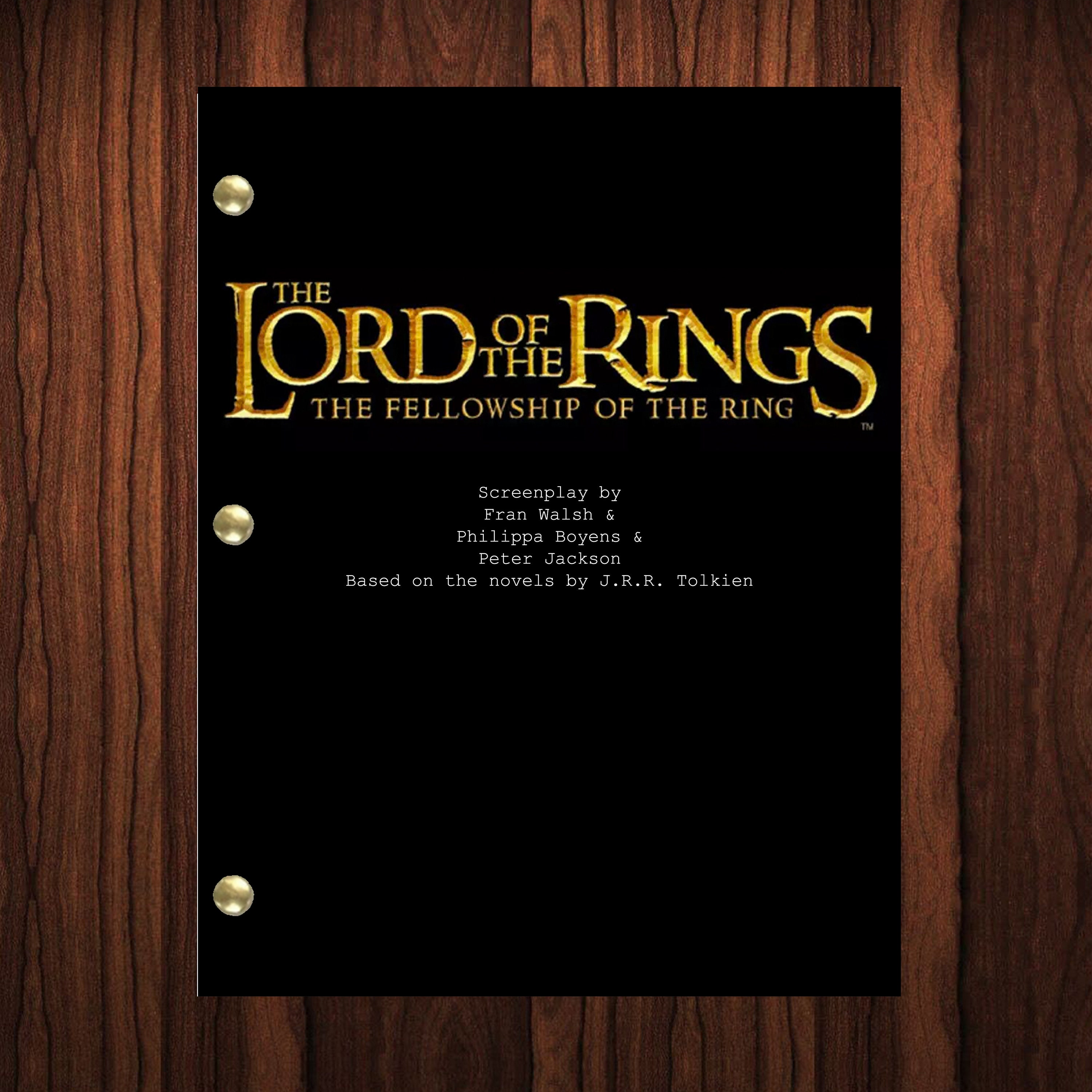 The Lord of the Rings Movie Script Reprint Full Screenplay Full Script the Lord of the Rings the ...