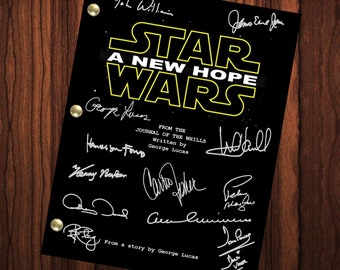 Star Wars Holiday Special Movie Script Autographed Signed: - Etsy