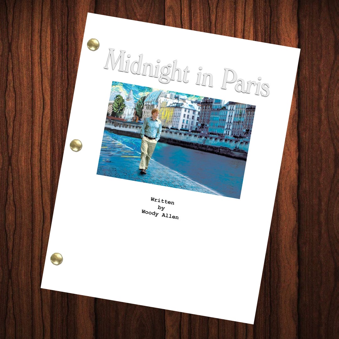Midnight in Paris Movie Script Reprint Full Screenplay Full Script ...