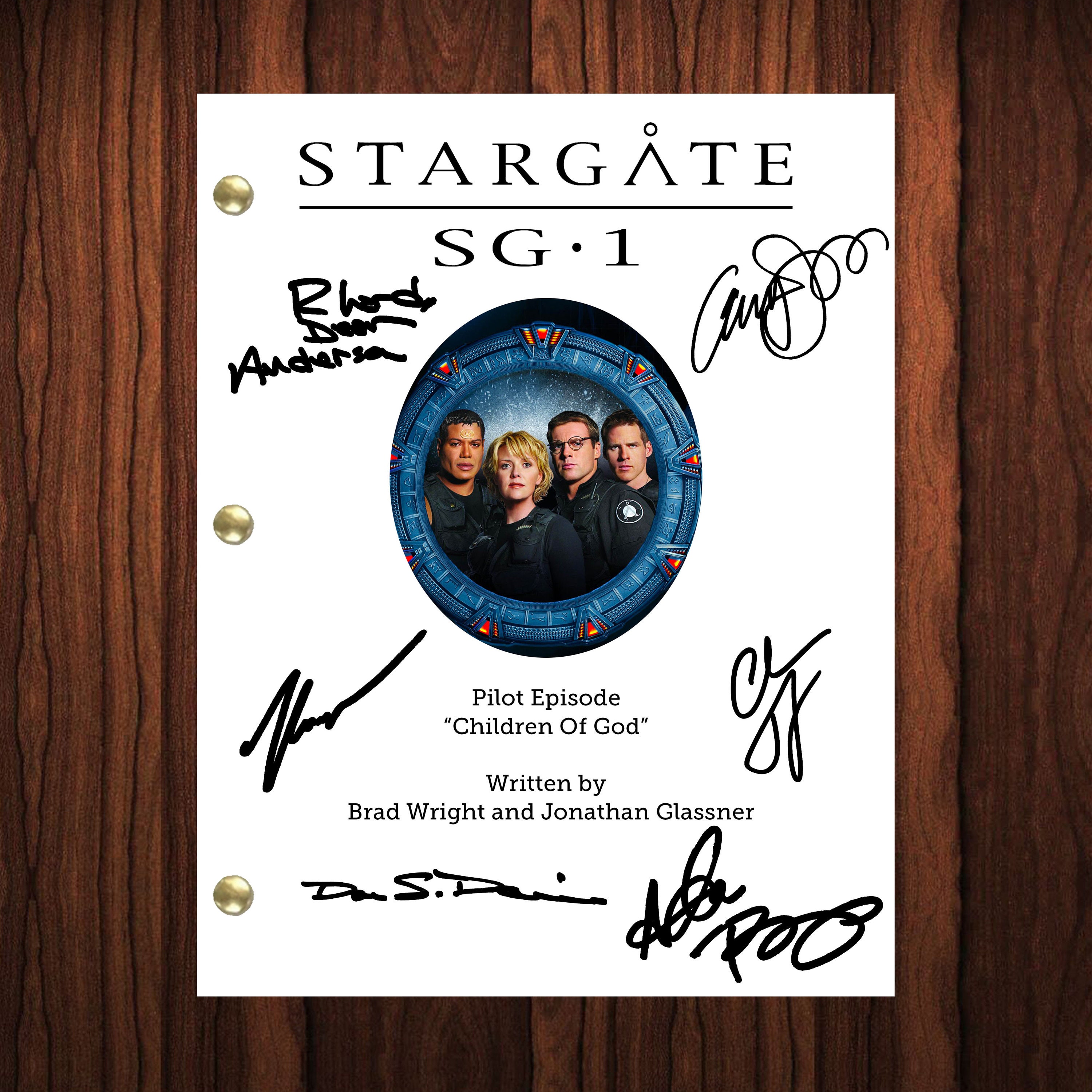 Stargate SG-1 Signed Autographed Reprint Script Full Screenplay Pilot ...