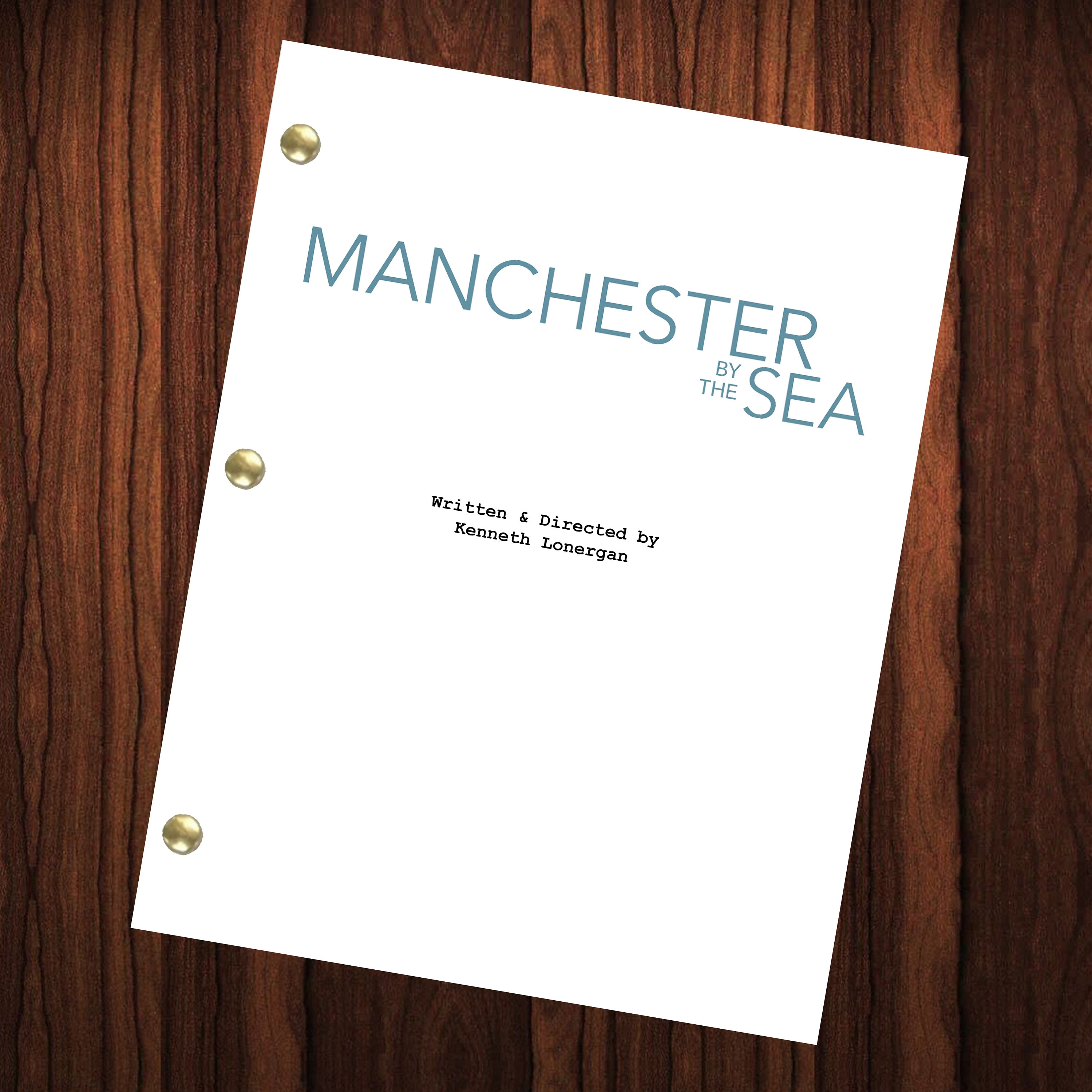 Manchester by the Sea Movie Script Reprint Full Screenplay Full Script ...