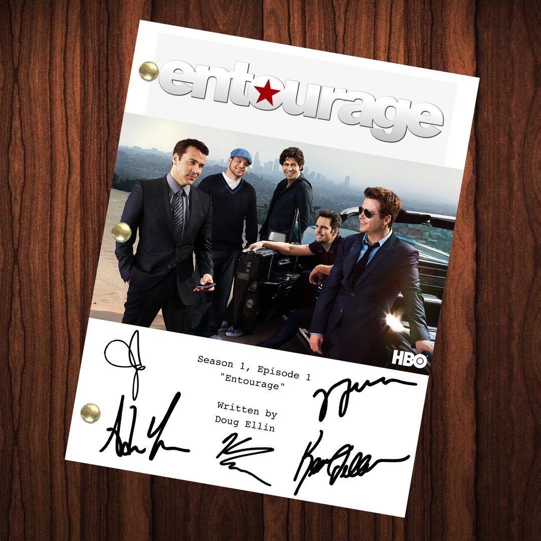 Entourage Signed Autographed Script Full Screenplay Pilot Episode Full Cast Autograph Full ...