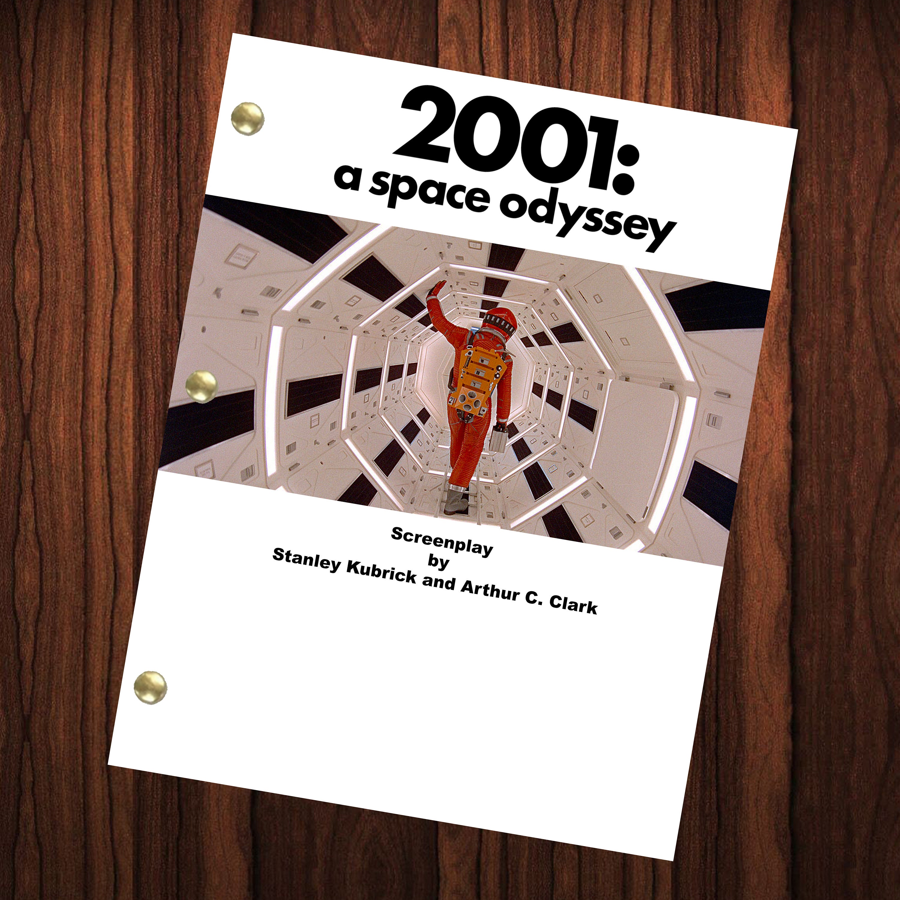 2001: A Space Odyssey Movie Script Reprint Full Screenplay Full Script ...