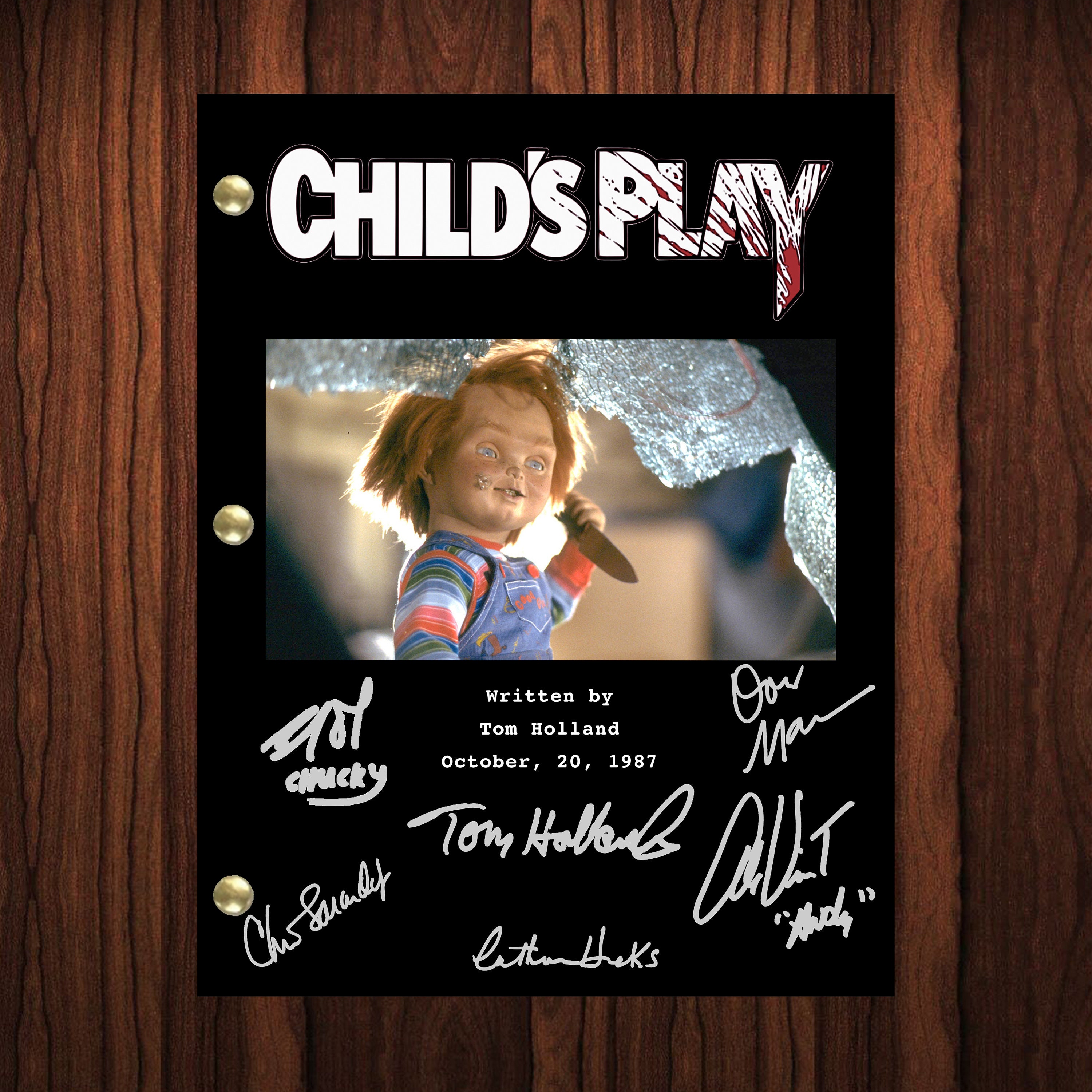 Child's Play Signed Autographed Script Full Screenplay Full Script ...