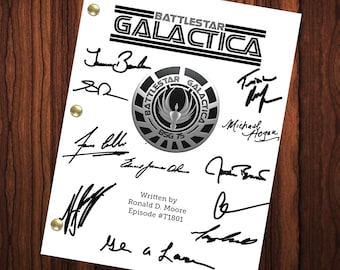 Battlestar Galactica Pilot Miniseries Episode TV Script - Etsy