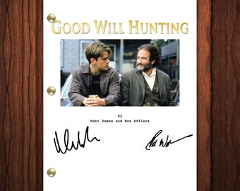Goodwill Hunting Good Will Movie Signed Script Screenplay Autographed ...