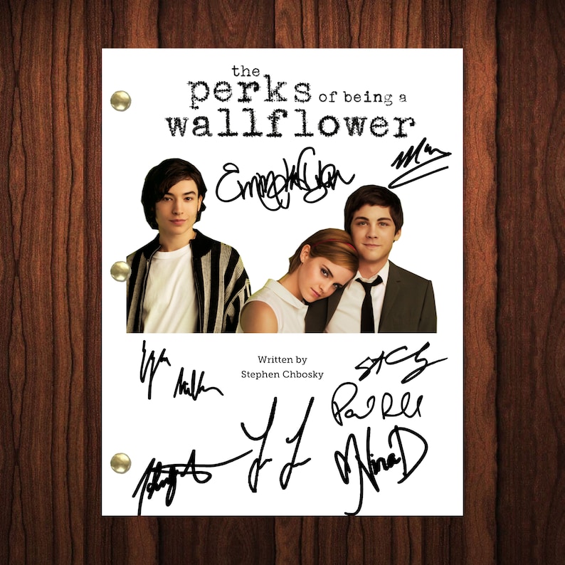 Perks of Being A Wallflower Signed Autographed Script Full Screenplay ...