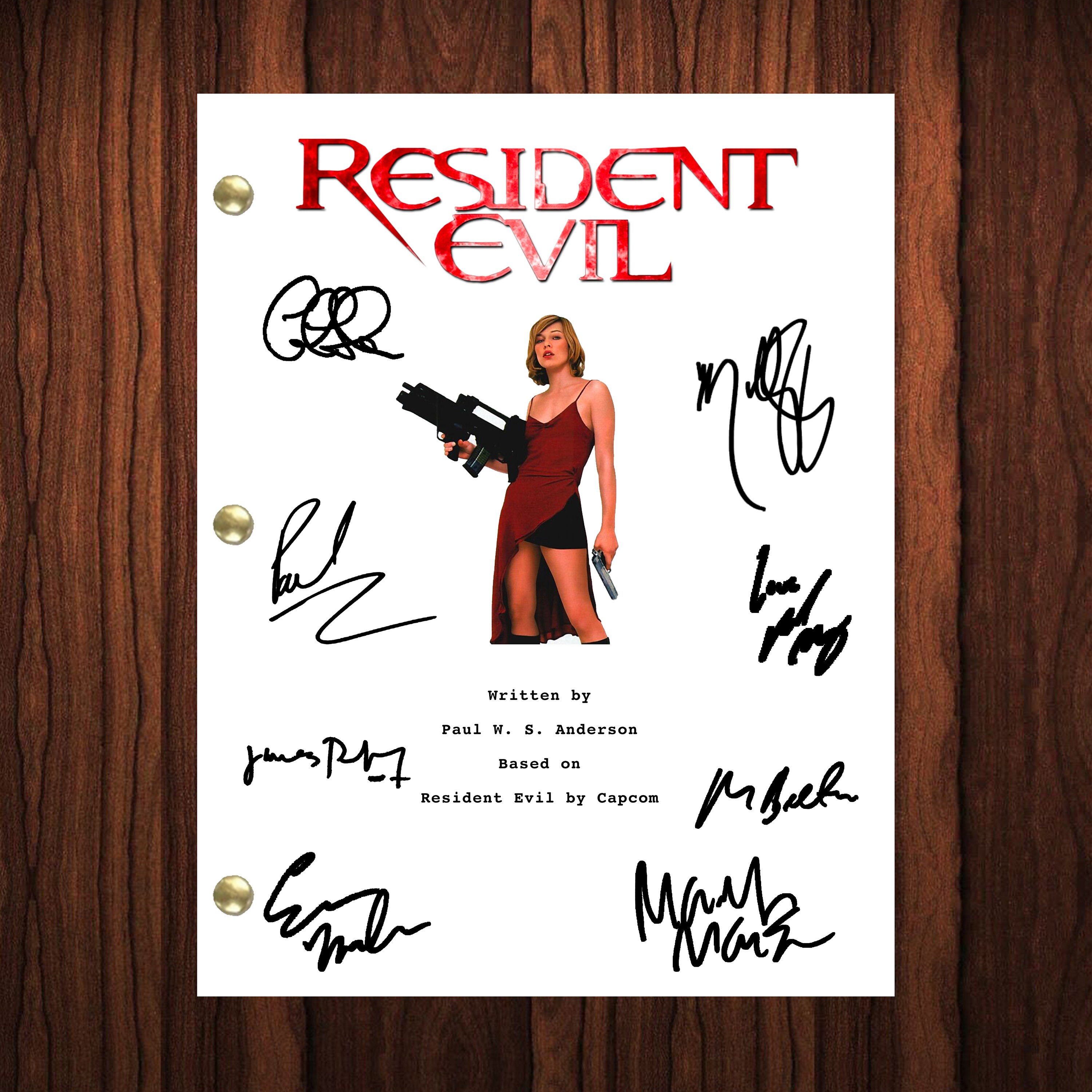 Resident Evil Autographed Signed Script Reprint Milla Jovovich Signed ...