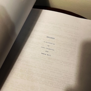 Halloween Autographed Signed Script Reprint Michael Myers Cast Signed ...