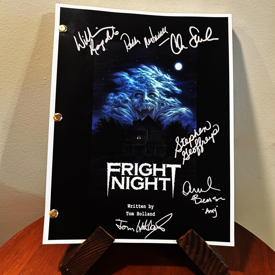 Fright Night Movie Signed Autographed Script Full Screenplay Full ...