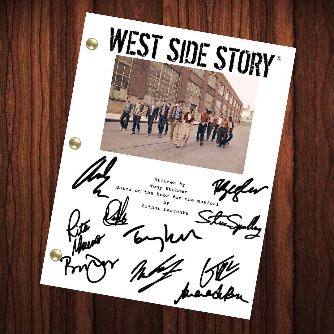 West Side Story Signed Autographed Script Full Script Screenplay ...