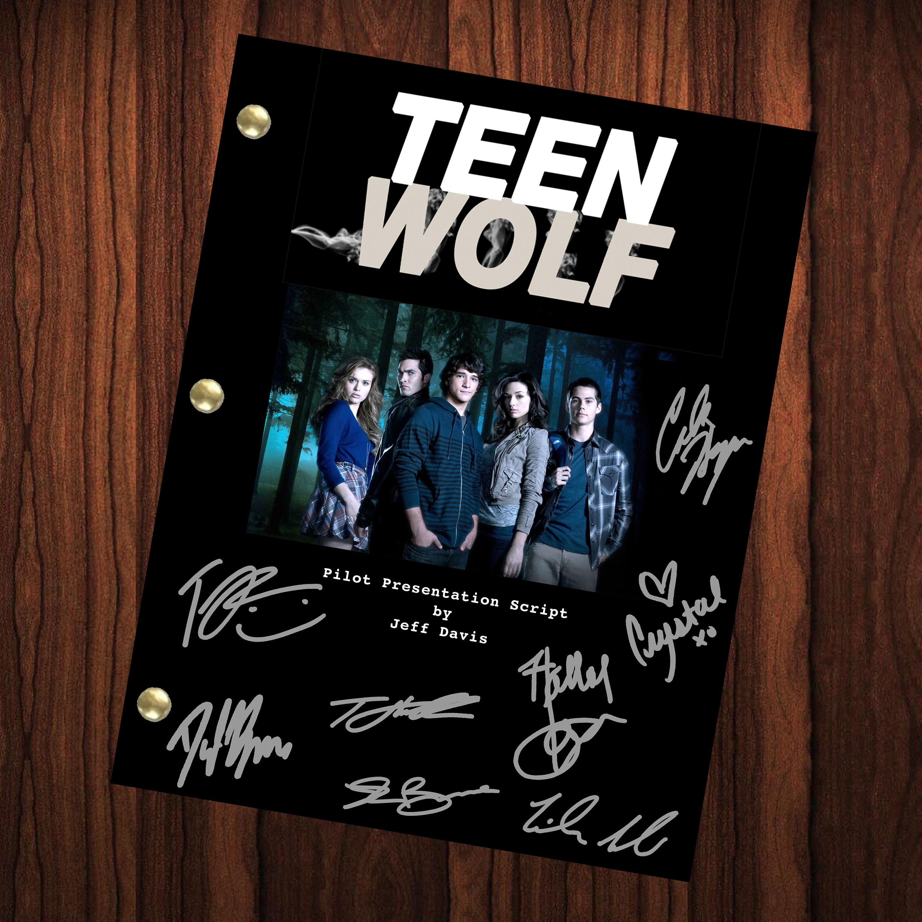 Teen Wolf Autographed Signed Script Reprint Teen Wolf Show Script Autograph Reprint Full ...