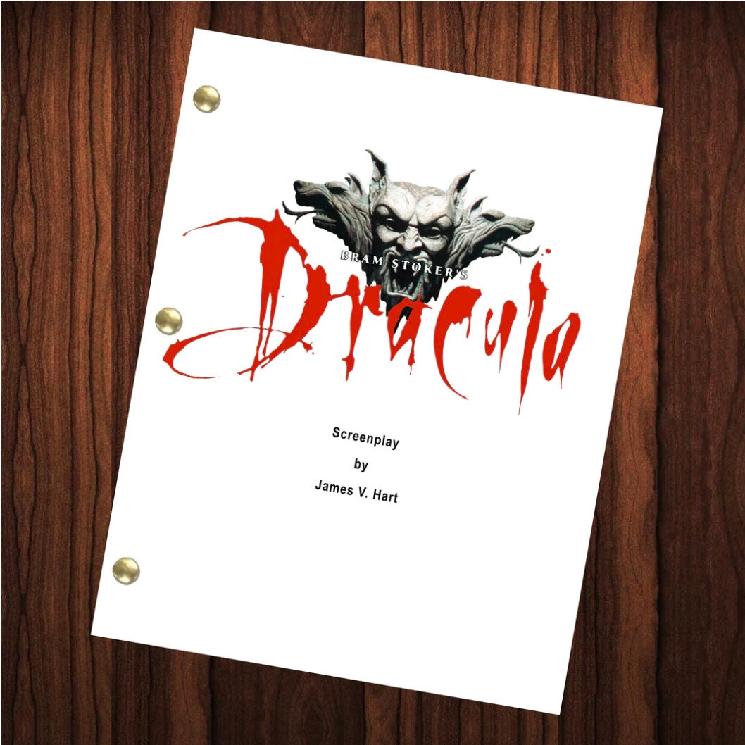 Bram Stoker's Dracula Movie Script Reprint Full Screenplay Full Script ...