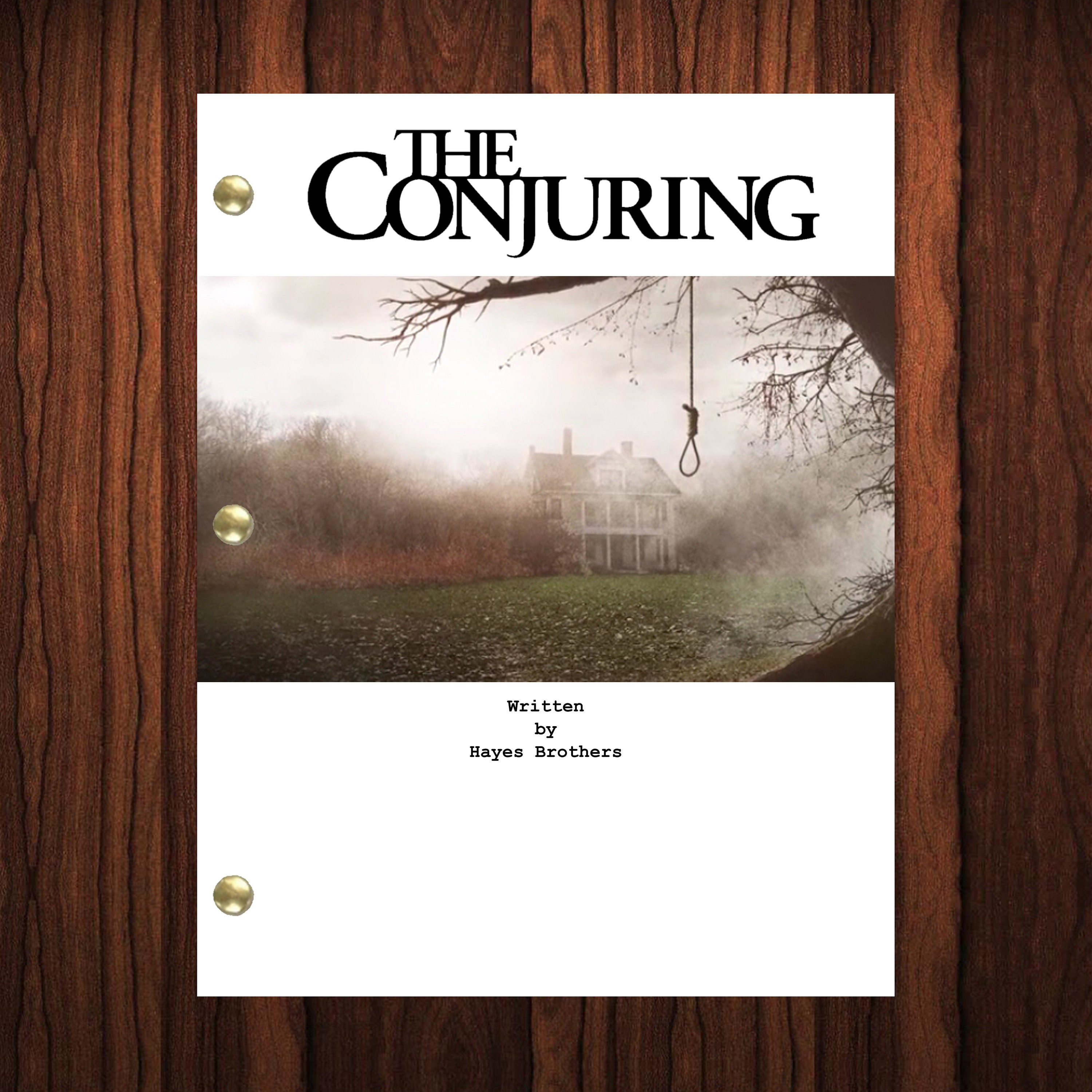 The Conjuring Movie Script Reprint Full Screenplay Full Script - Etsy