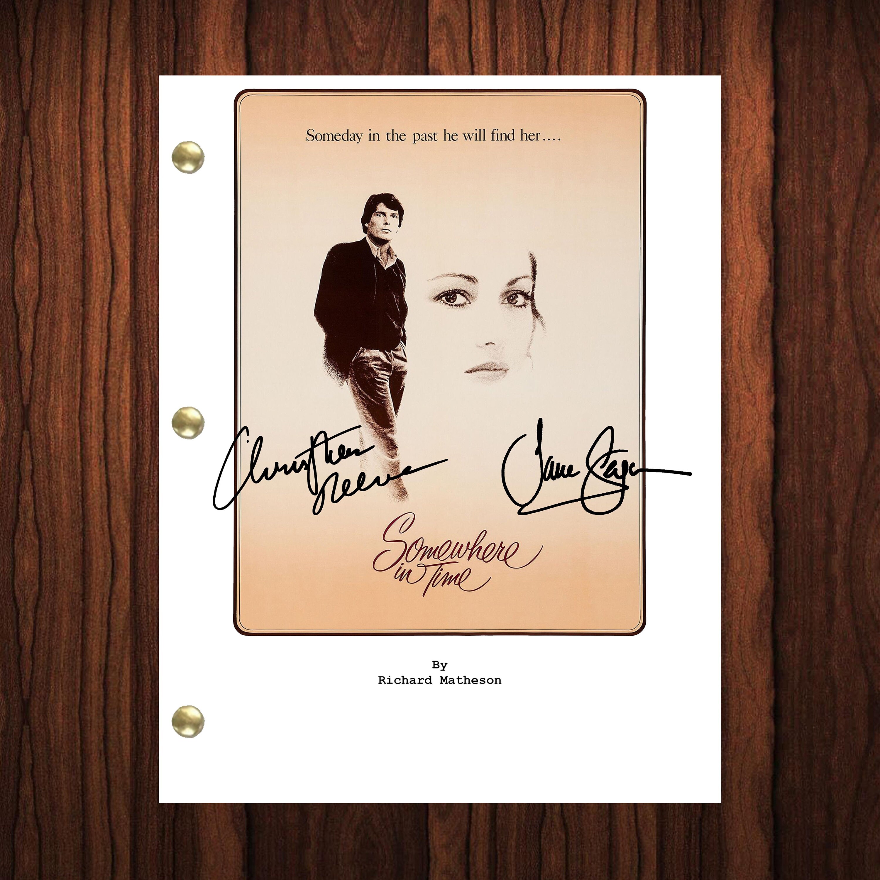 Somewhere in Time Movie Signed Autographed Script Full - Etsy
