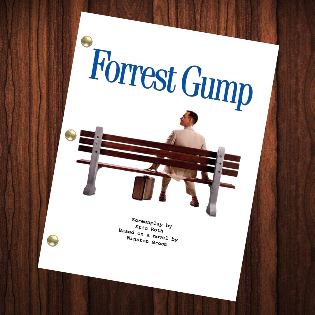 Forrest Gump Movie Script Reprint Full Screenplay Full Script Tom Hanks ...