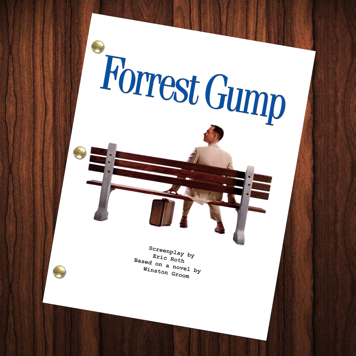 Forrest Gump Movie Script Reprint Full Screenplay Full Script - Etsy