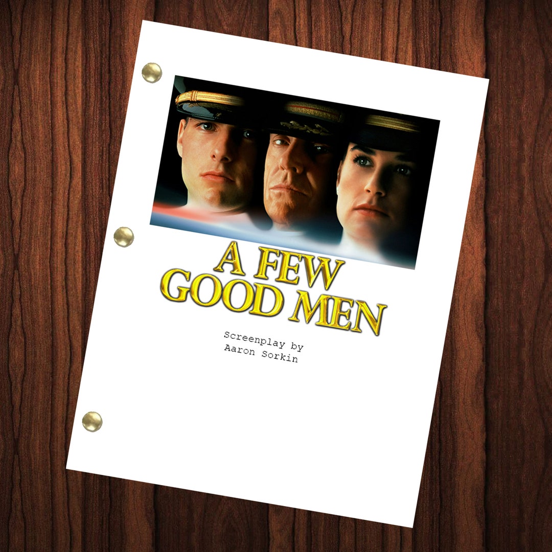 A Few Good Men Movie Script Reprint Full Screenplay Full Script - Etsy