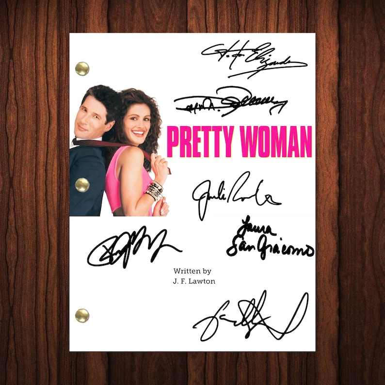 Pretty Women Movie Signed Autographed Script Full Screenplay - Etsy