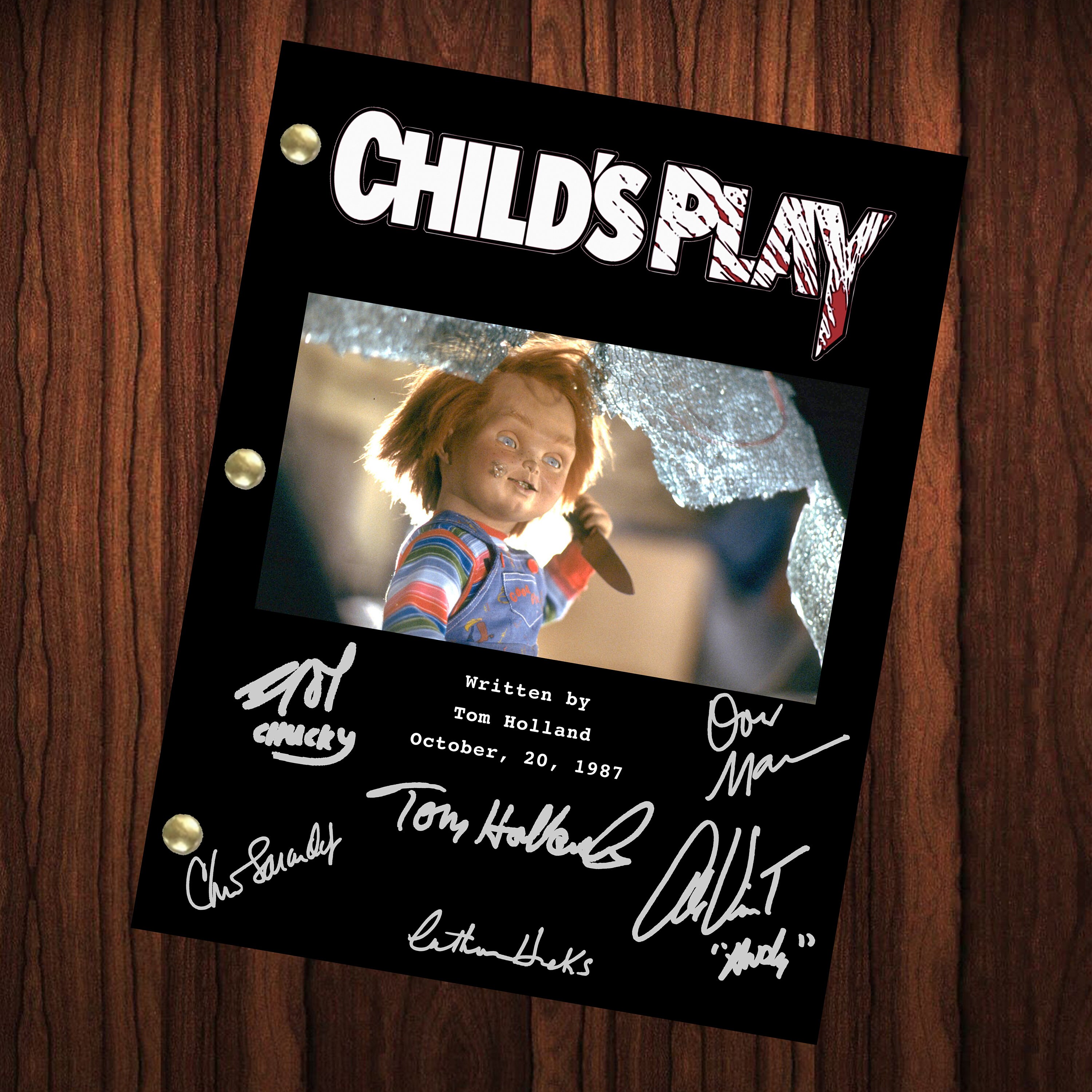 Child's Play Signed Autographed Script Full Screenplay Full Script ...
