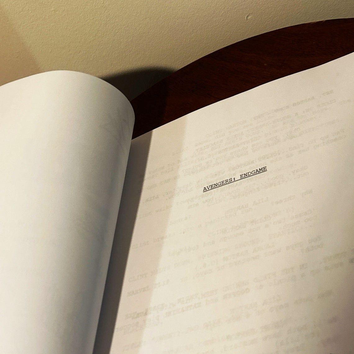 Avengers Endgame Signed Autographed Script Full Screenplay Full Script ...
