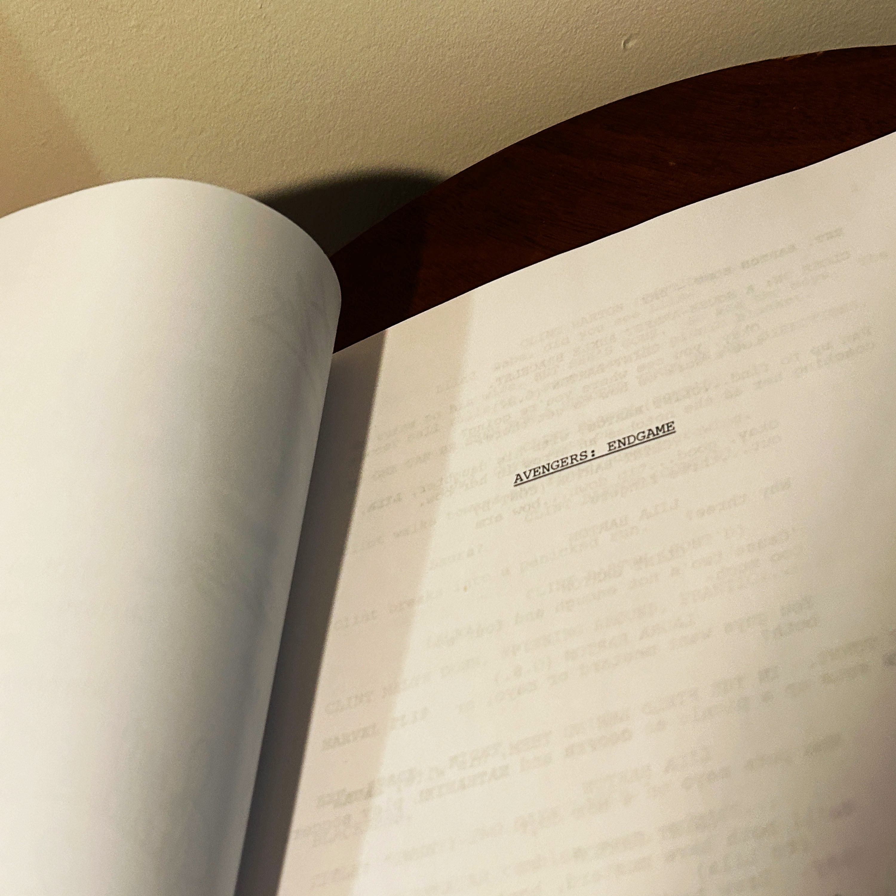 Avengers Endgame Signed Autographed Script Full Screenplay Full Script ...