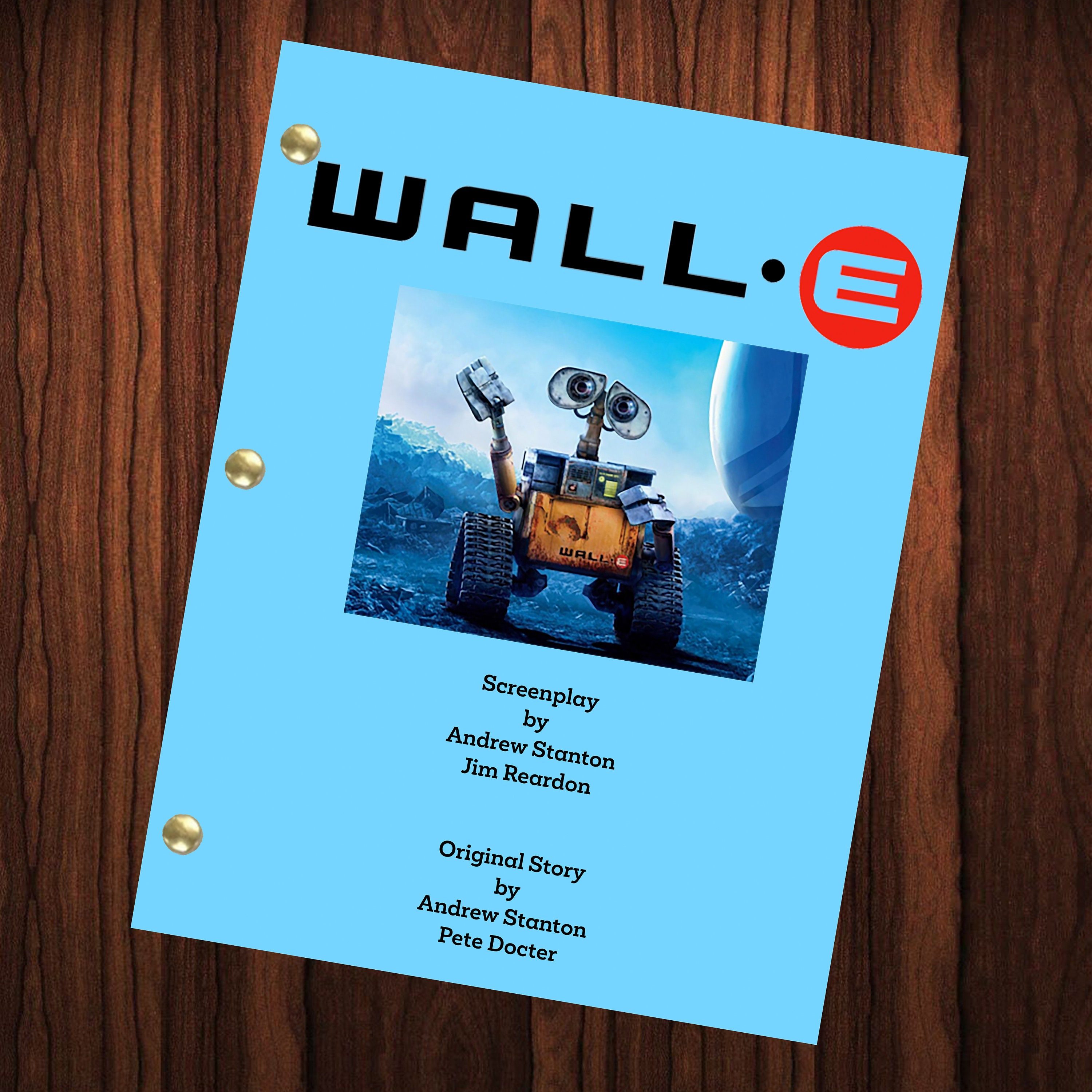 Wall-e Movie Script Reprint Full Screenplay Full Script Wall E - Etsy