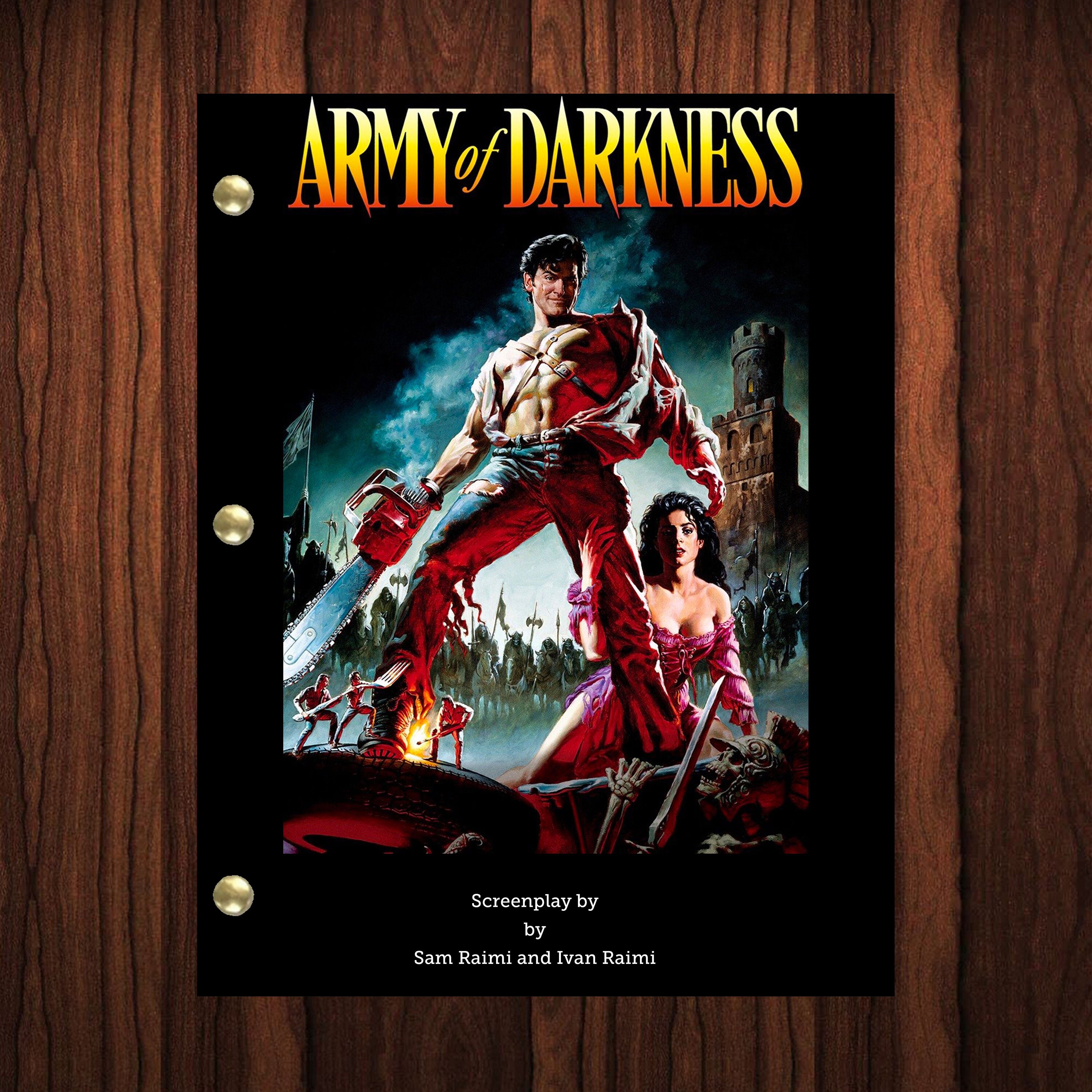 Army of Darkness Movie Script Full Screenplay Full Script Movie Reprint ...