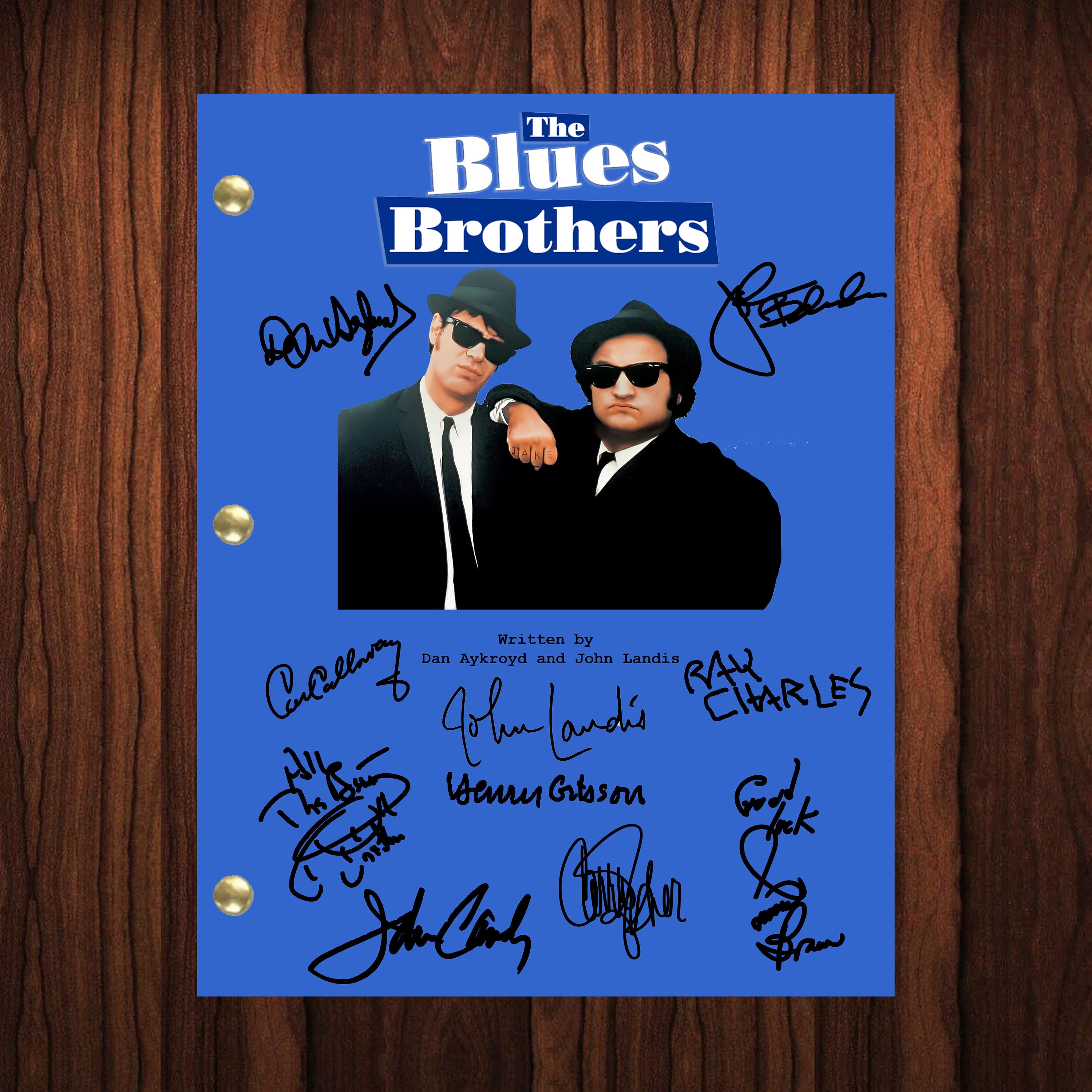The Blues Brothers Movie Autographed Signed Script Reprint - Etsy
