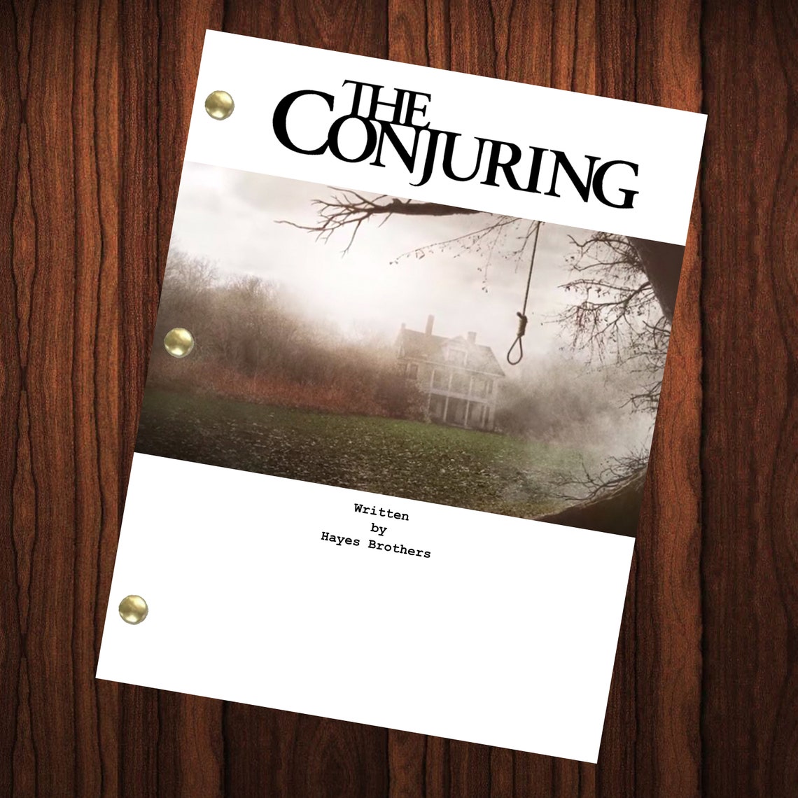 The Conjuring Movie Script Reprint Full Screenplay Full Script - Etsy