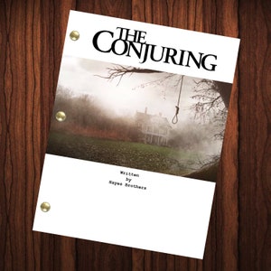 The Conjuring Movie Script Reprint Full Screenplay Full Script - Etsy