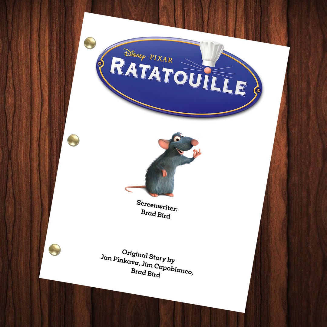 Ratatouille Movie Script Reprint Full Screenplay Full Script ...