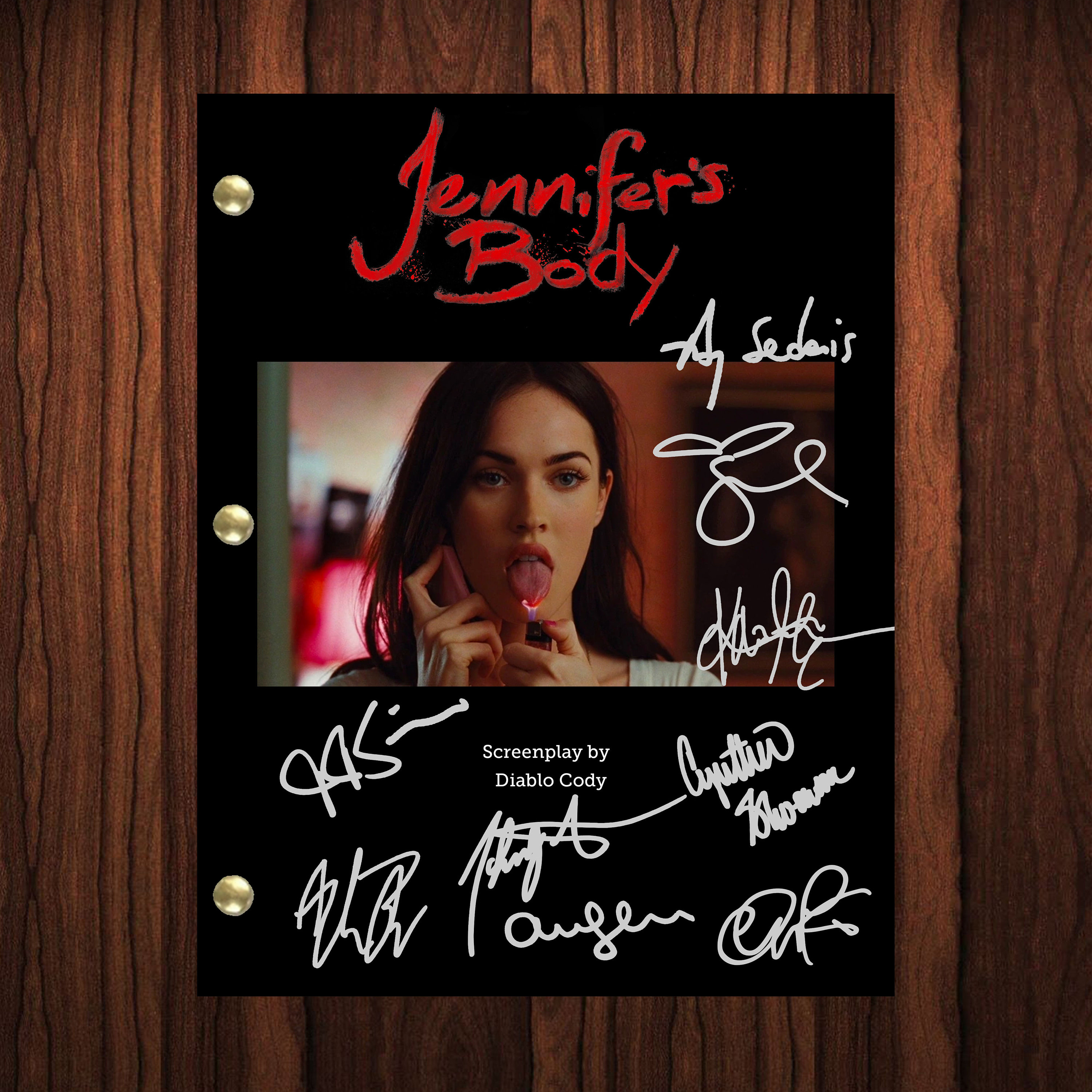 Jennifers Body Movie Autographed Signed Movie Script Reprint Full ...