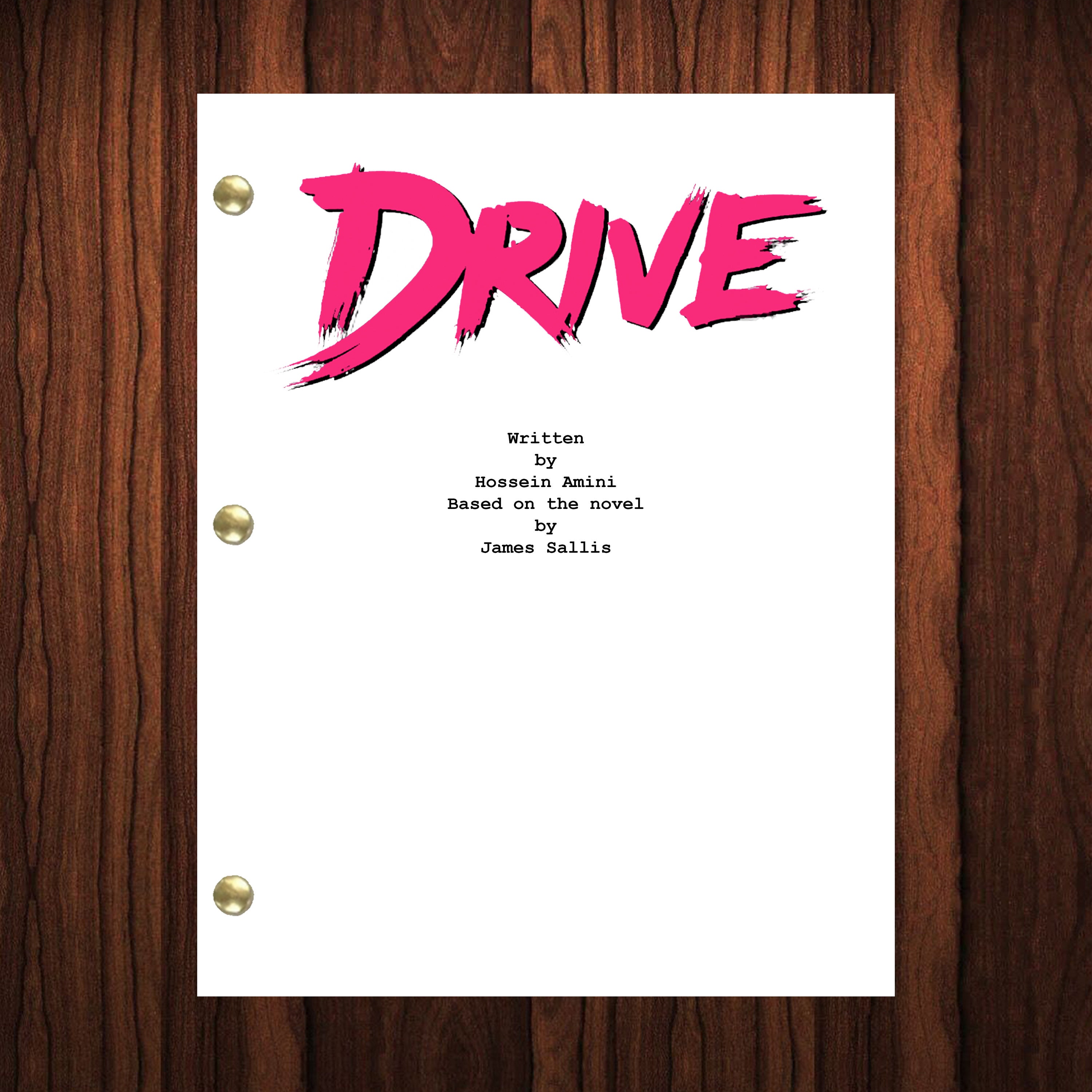 Drive Movie Script Reprint Full Screenplay Full Script - Etsy