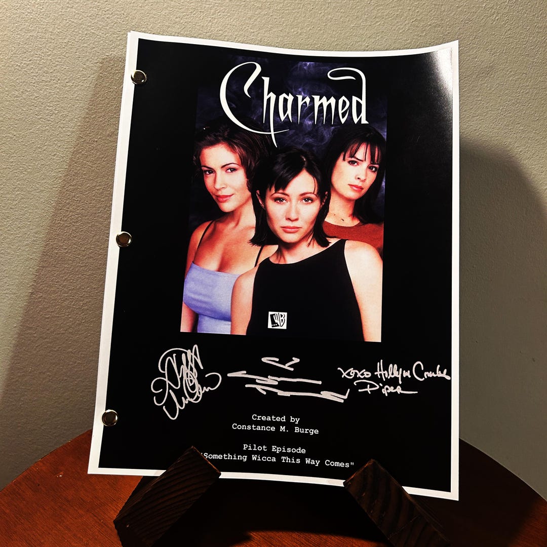 Charmed Show Autographed Signed Script Reprint Pilot Episode Screenplay ...