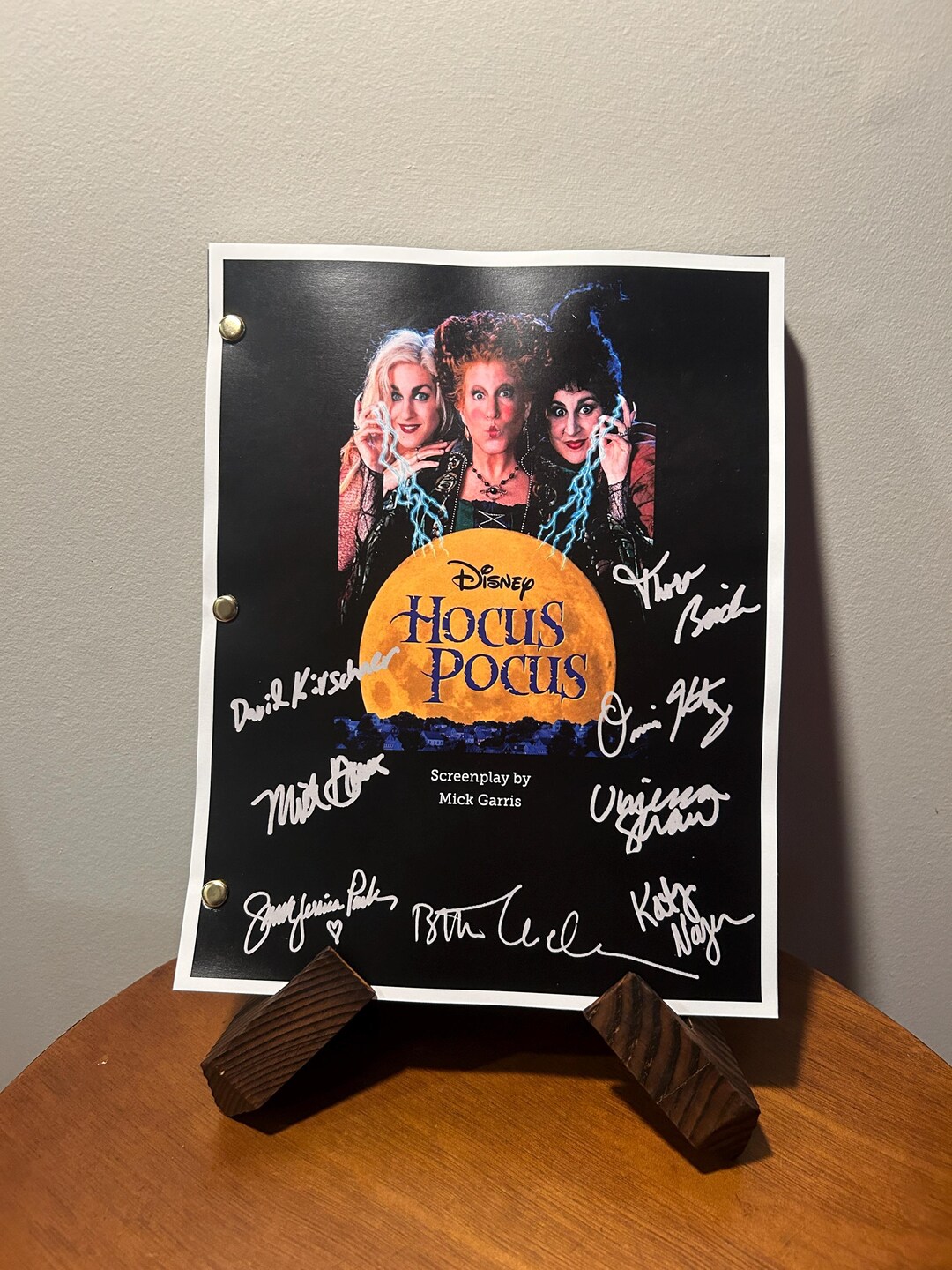 Hocus Pocus Movie Signed Autographed Script Full Screenplay Full Script ...