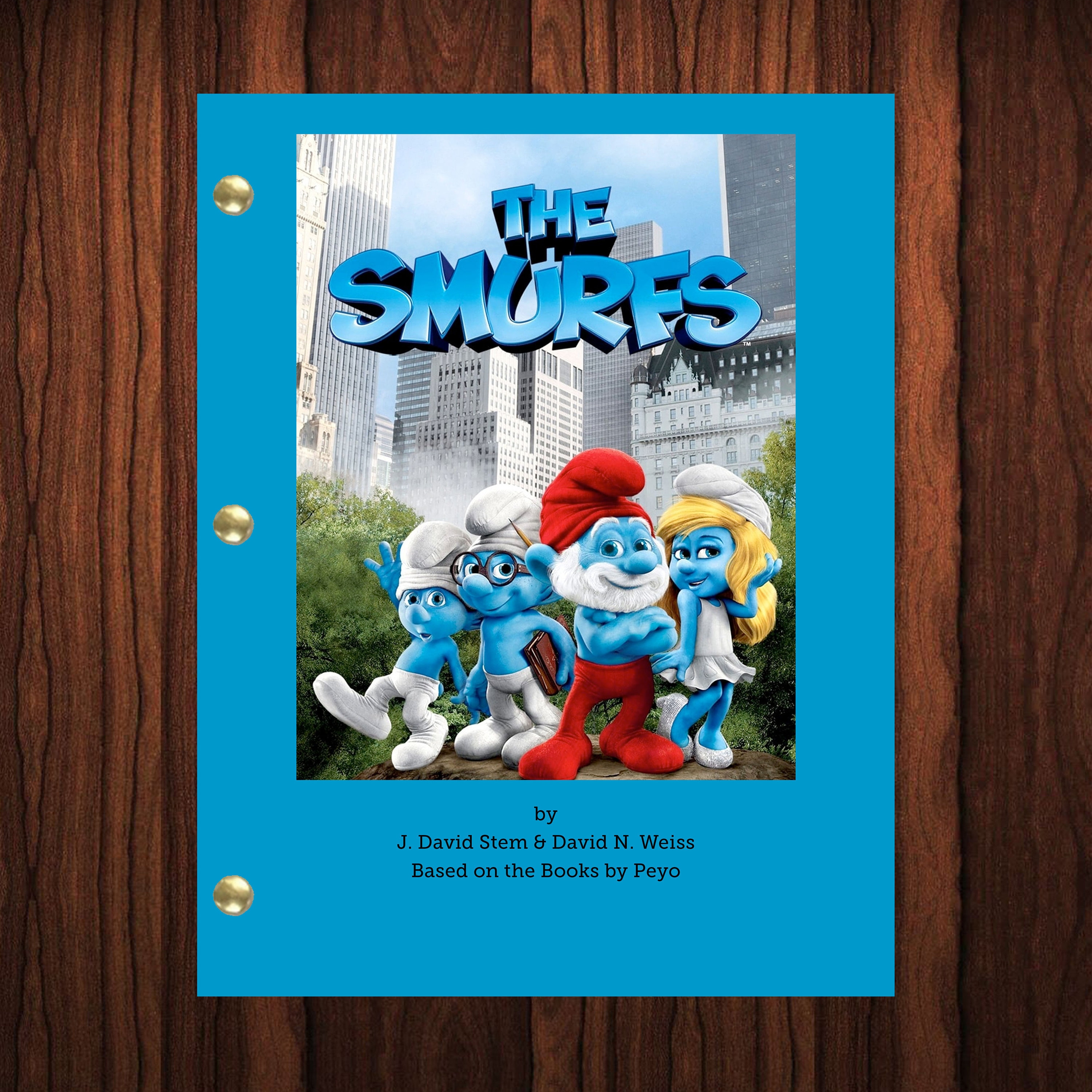 The Smurfs Movie Script Reprint Full Screenplay Full Script - Etsy