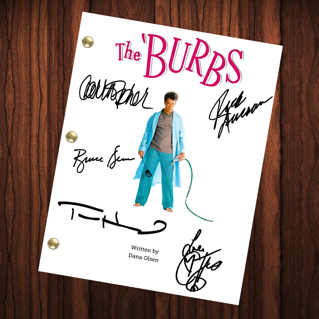 The Burbs Autographed Signed Script Reprint Cast Signed Autograph ...