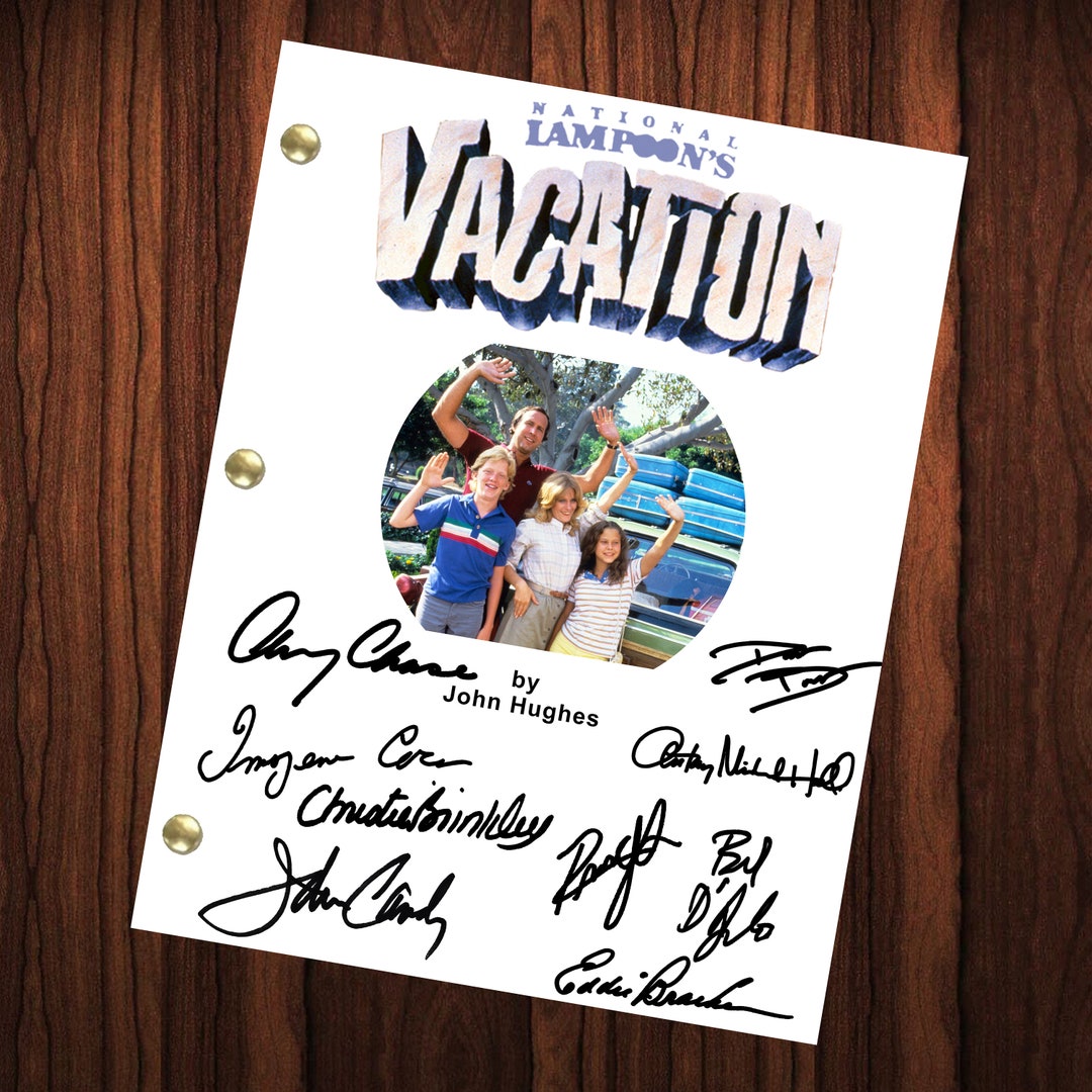 National Lampoon's Vacation Signed Autographed Script Full - Etsy