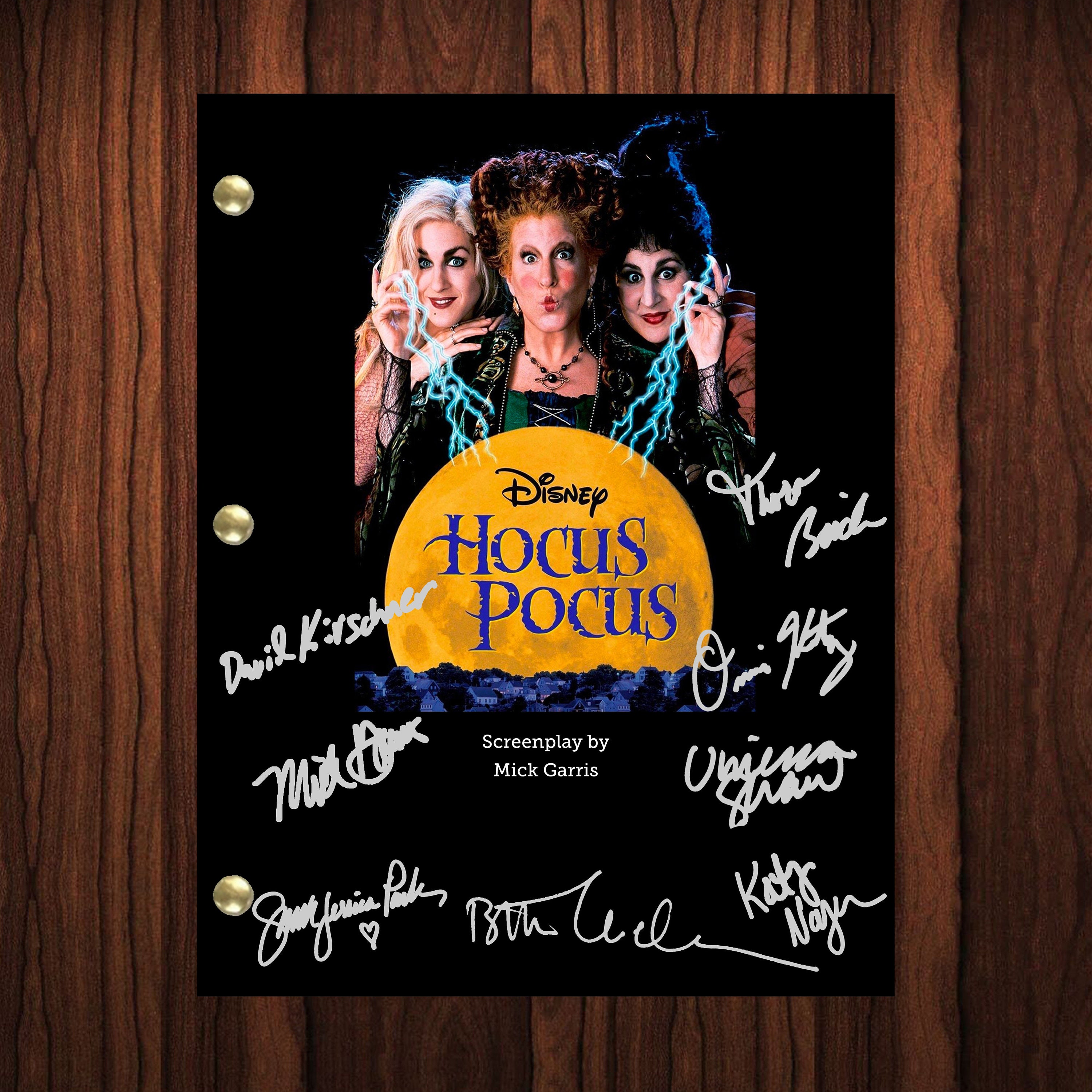 Hocus Pocus Movie Signed Autographed Script Full Screenplay Full Script ...